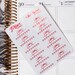 Foil Hydrate Stickers, Foiled Water Intake Stickers, Functional Planner ...