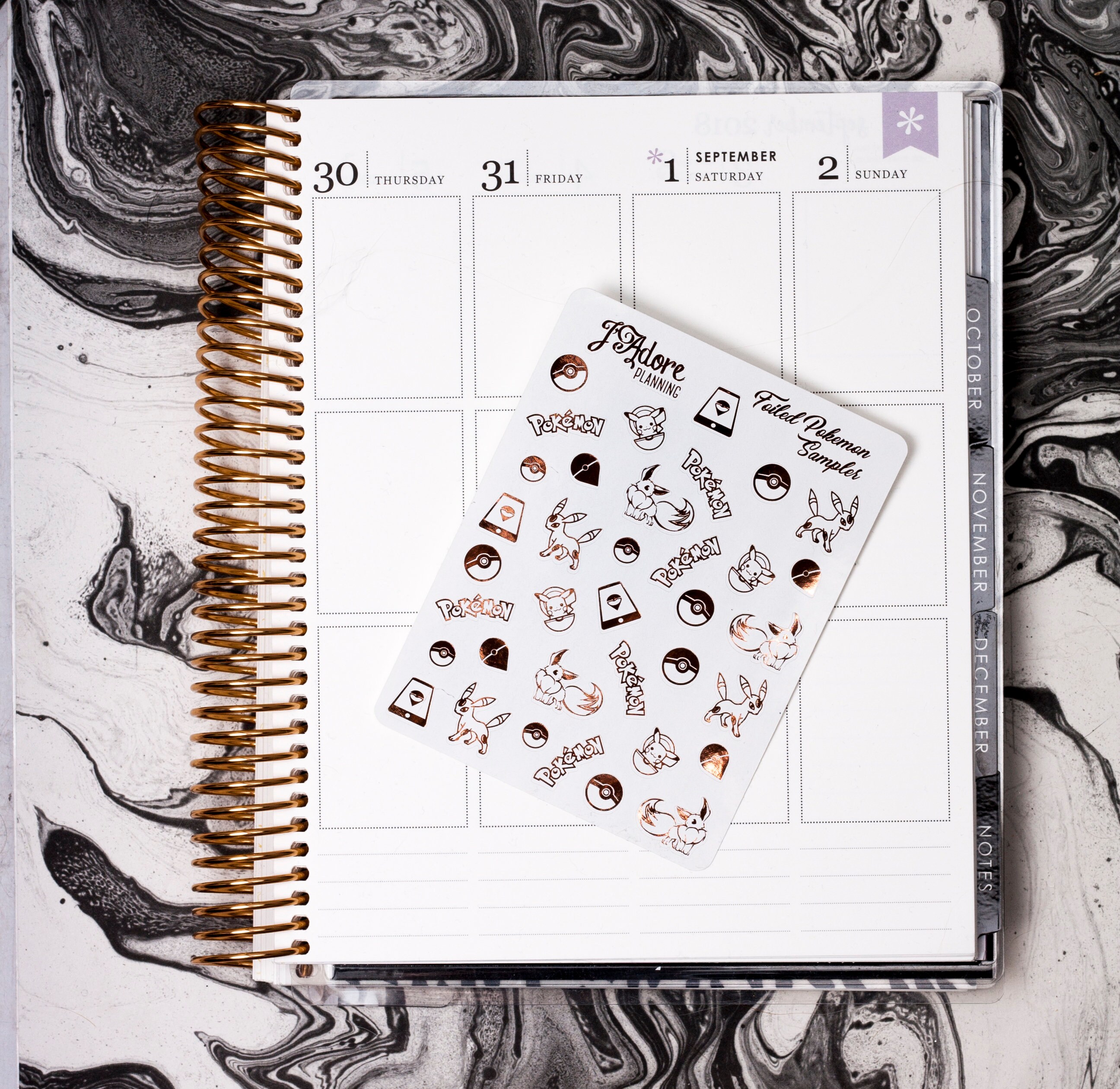 Foil Pokémon Stickers Pokémon Go Planner Stickers Pokeball - Etsy