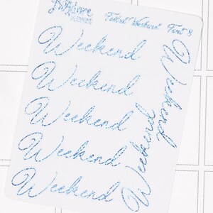 Foil Weekend Banner Planner Stickers, Foiled Script Weekend Planner ...