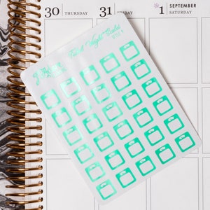 Foil Scales Icons Planner Stickers, Weight Scale Planner Stickers ...