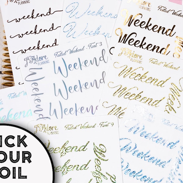 Weekend Banner - Etsy