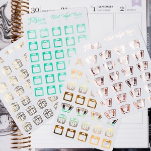 Foil Scales Icons Planner Stickers, Weight Scale Planner Stickers ...