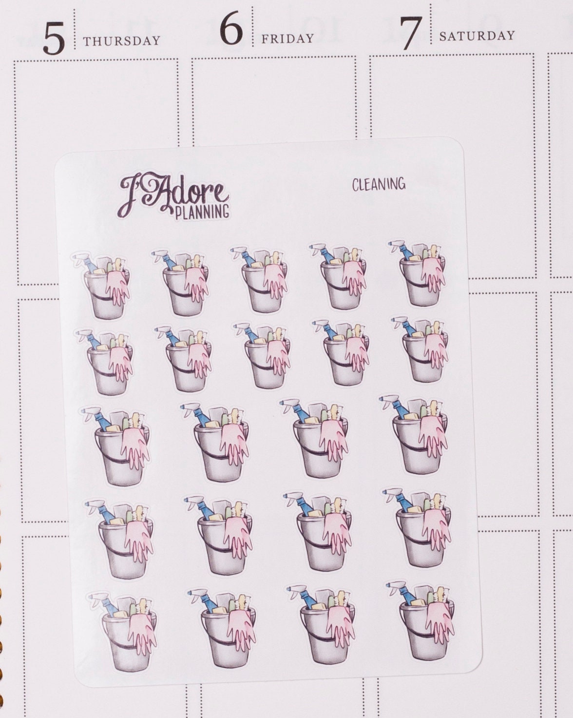 Daily Tasks Stickers Chores Planner Stickers for Erin Condren | Etsy