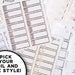 Foiled Bow Stickers, Foil Bow Planner Stickers Sampler for Erin Condren ...