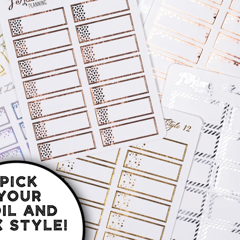 Planner Labels - Etsy