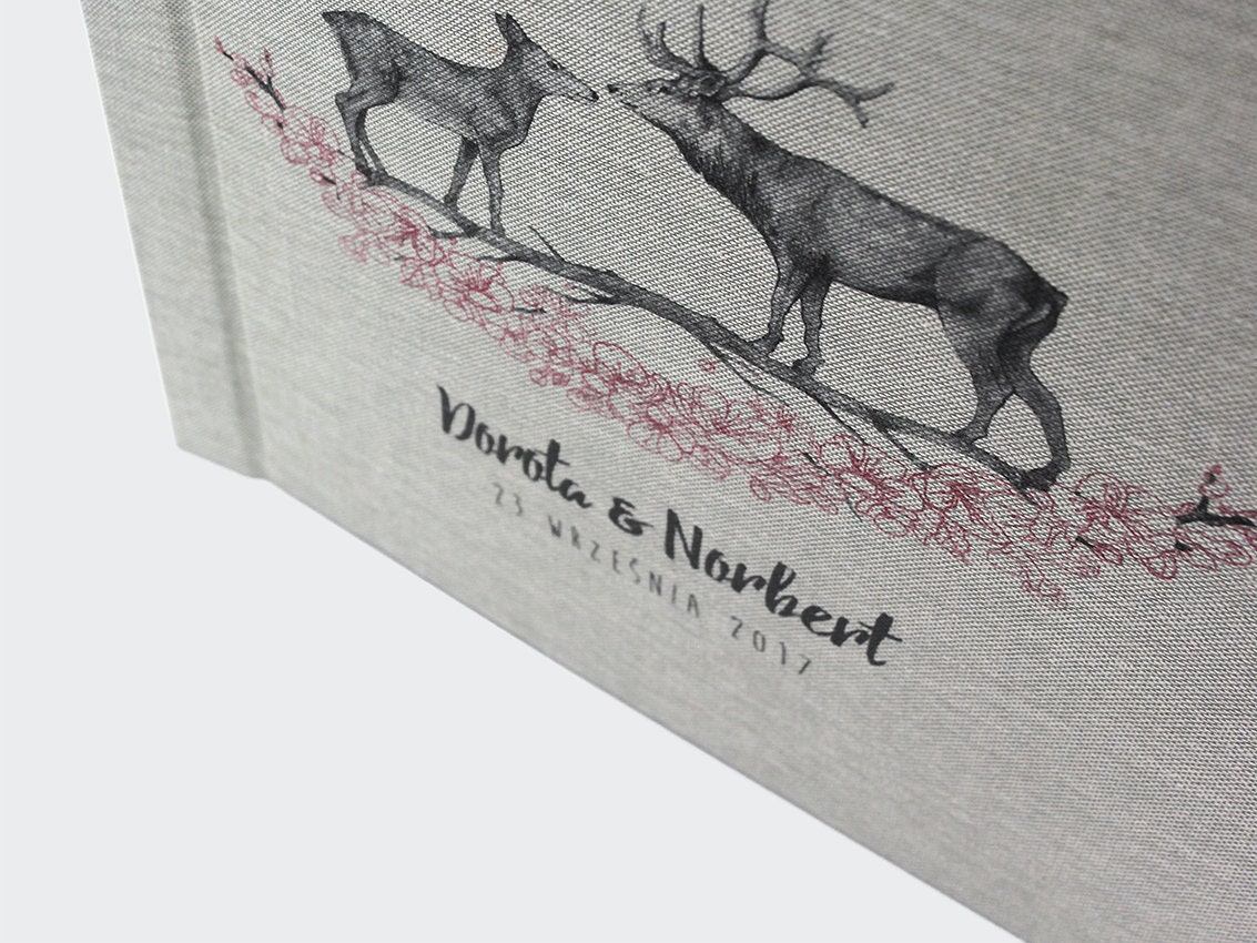 DEER album a personalized photo album starring a deer and a | Etsy