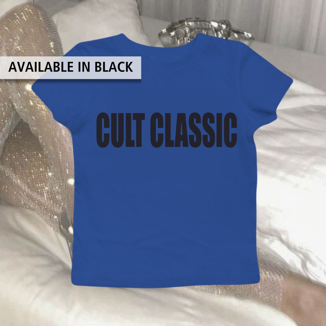 Cult Classic Fitted Baby Tee Charli XCX Inspired Graphic T Shirt, Y2K ...