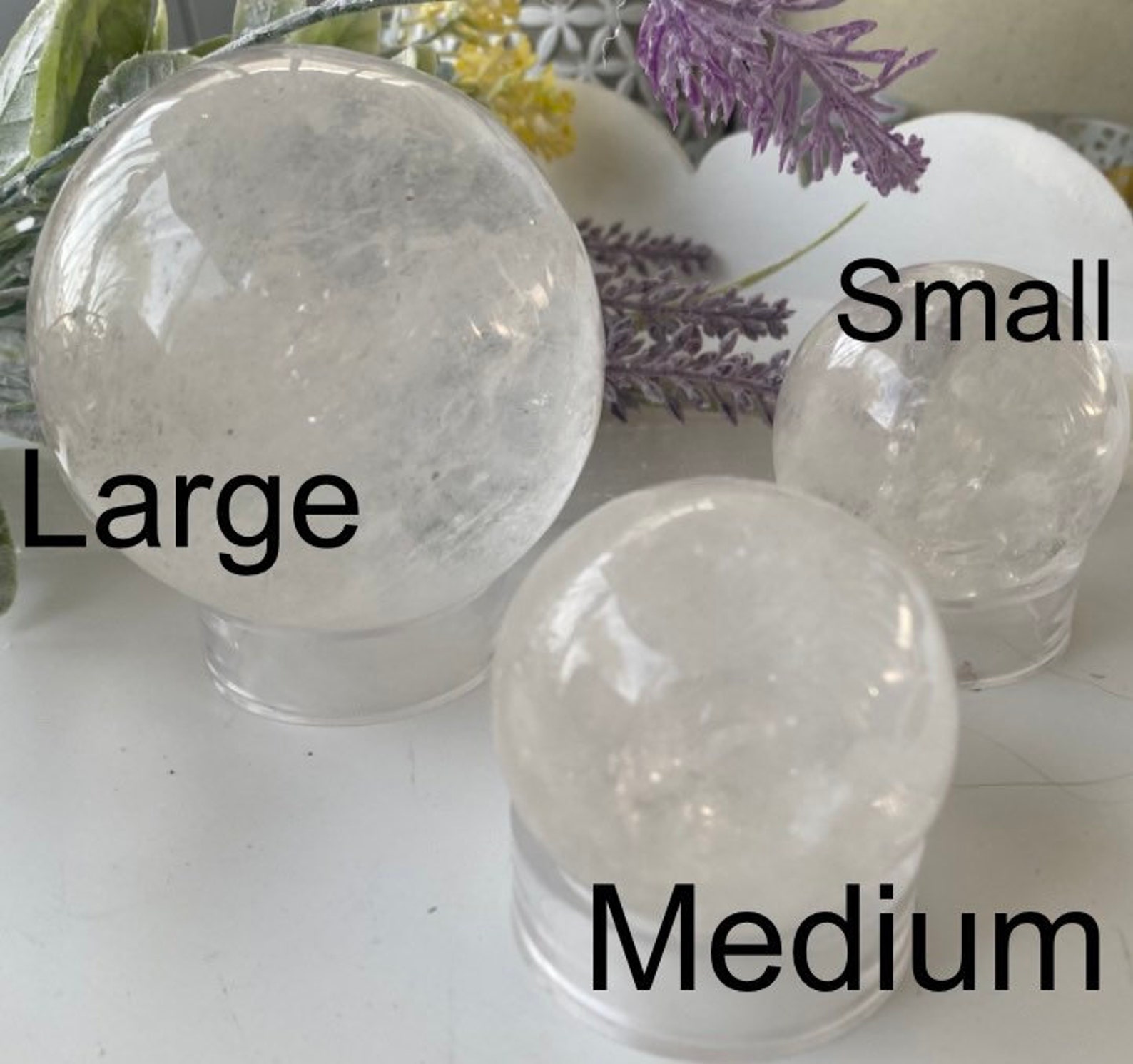 Incredible Quartz, Crystal Spheres/ Balls/orbs. Scrying . Magic ...