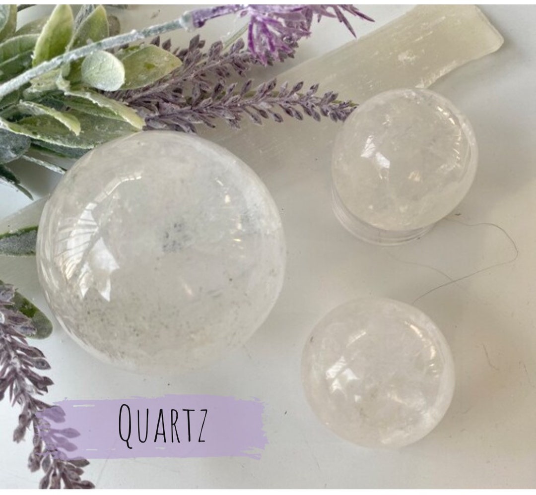 Incredible Quartz, Crystal Spheres/ Balls/orbs. Scrying . Magic ...