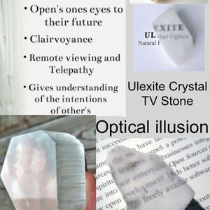 Ulexite TV Stone Size Medium - Etsy