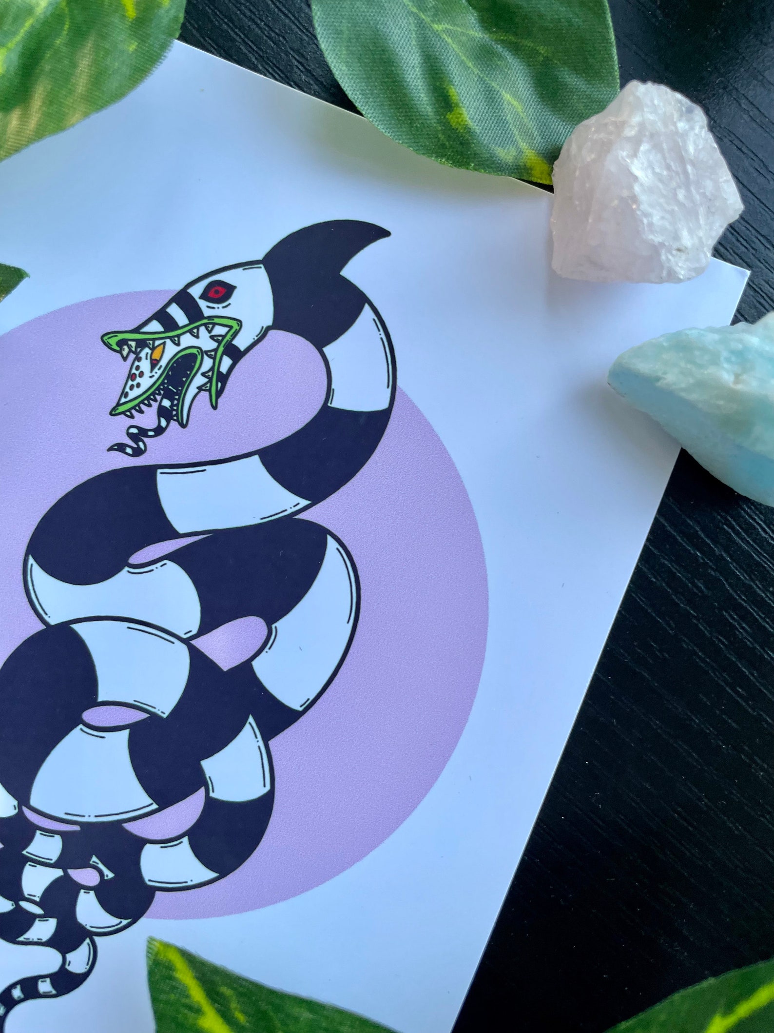 Beetlejuice Sandworm Print - Etsy