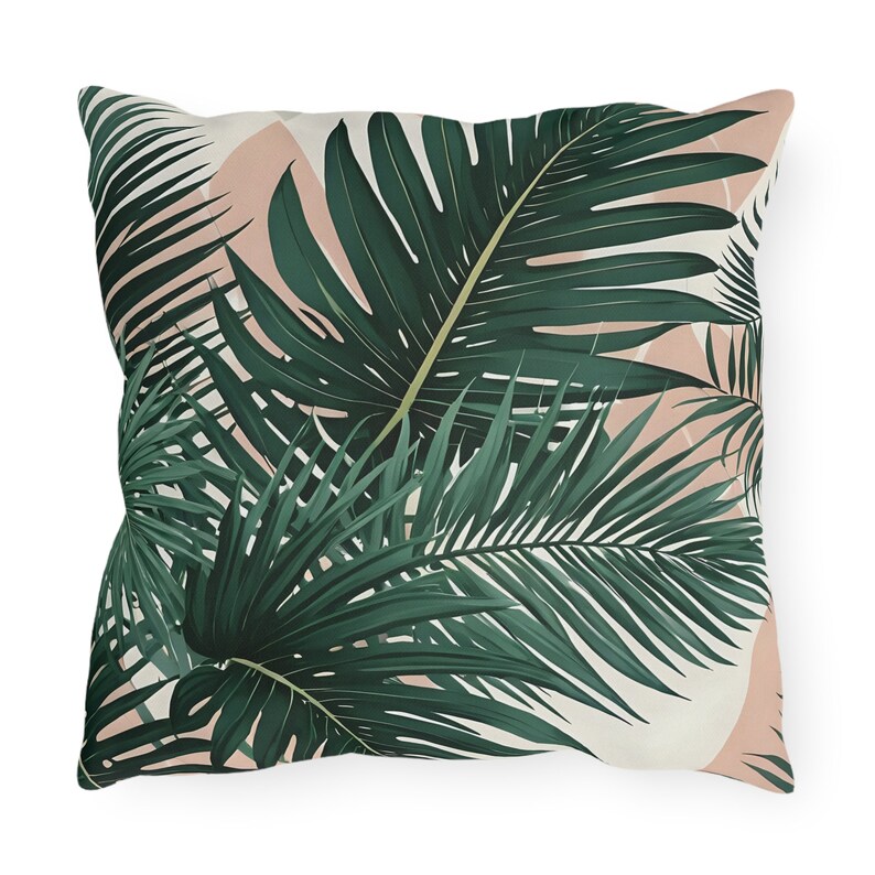 Hawai'i Tropical Print Outdoor Pillows - Etsy