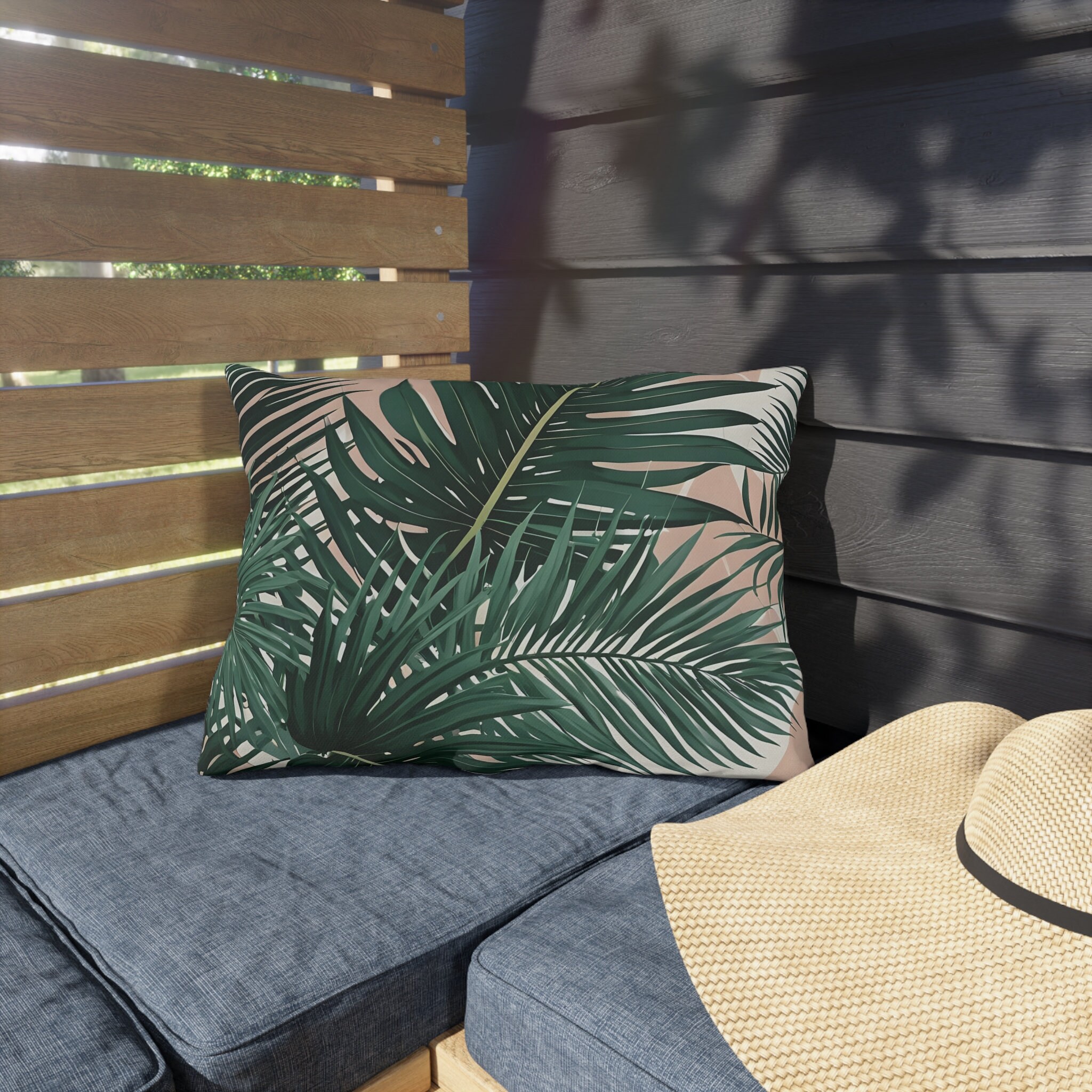 Hawai'i Tropical Print Outdoor Pillows - Etsy