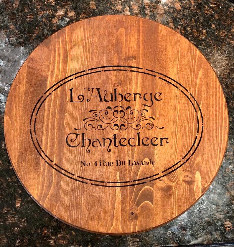 Custom French Themed Lazy Susan Turntable Wine and Cheese - Etsy Israel