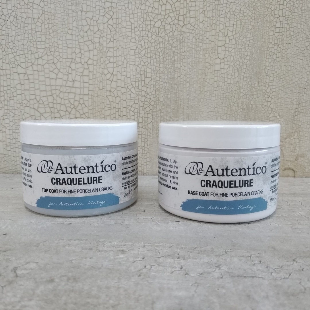 Autentico Craquelure Two Part Fine Crackling System, Crackle Glaze ...