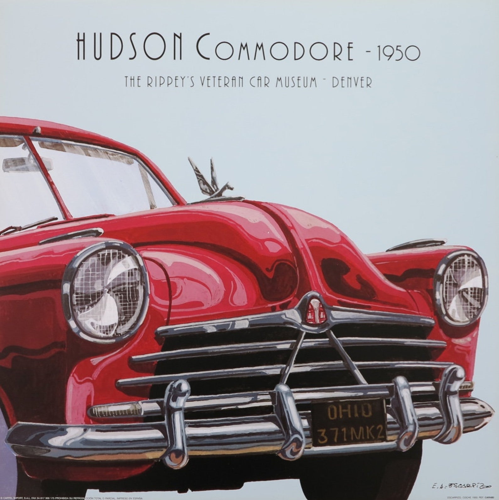 Hudson Commodore Exhibition Poster the Rippey's Veteran - Etsy