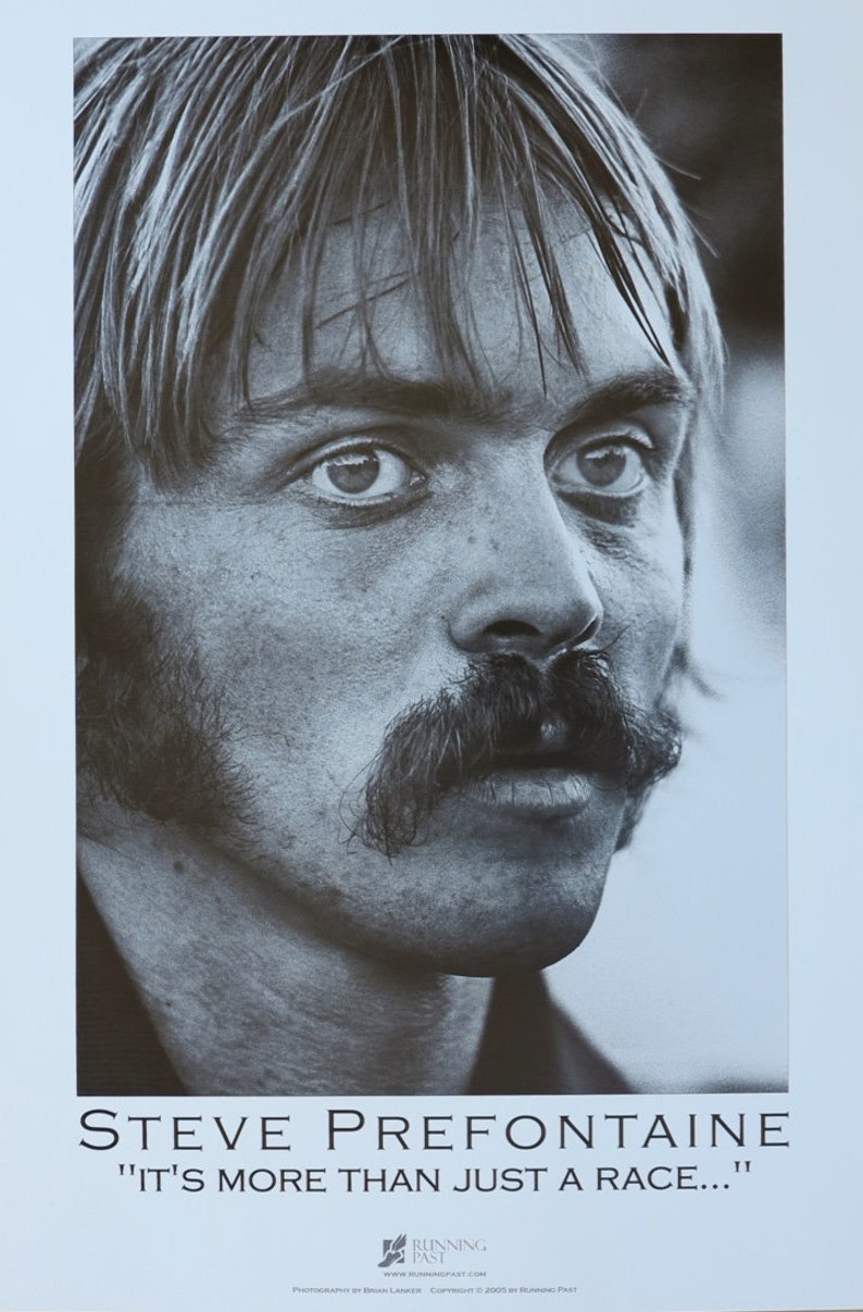 Steve Prefontaine Exhibition Poster Famous Athlete Runner - Etsy