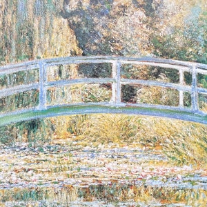 Claude Monet Exhibition Poster - the Japanese Bridge - Giverny ...