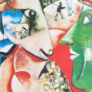 Marc Chagall Exhibition Poster - I and the Village - Country Life ...