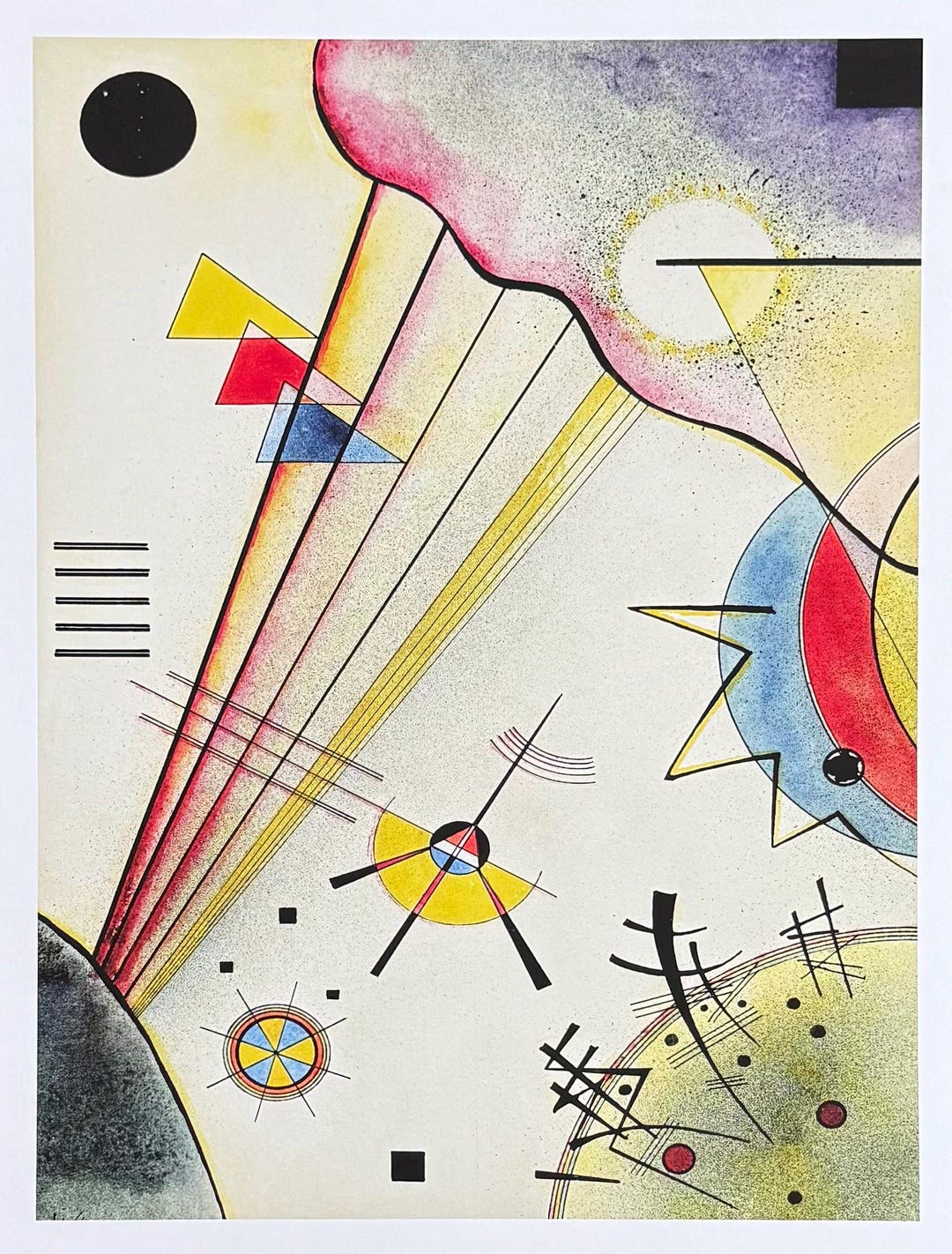 Kandinsky Exhibition Poster - Clear Connection - Museum Artist - Art ...