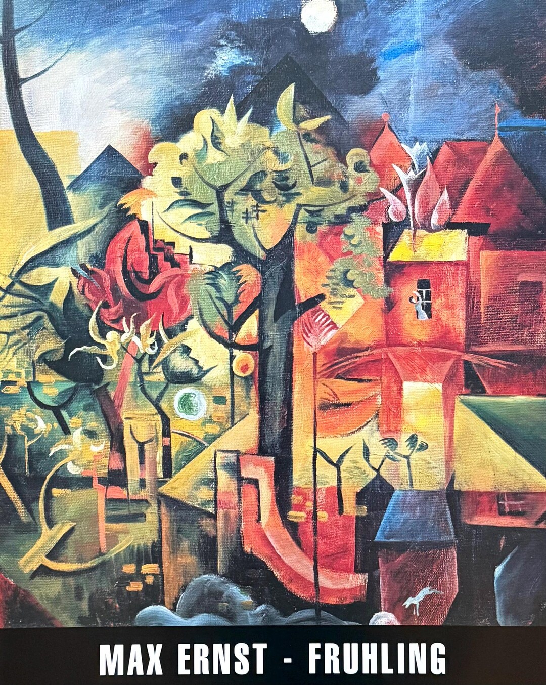 Max Ernst Exhibition Poster - Fruhling - Spring - Museum Artist - Art ...
