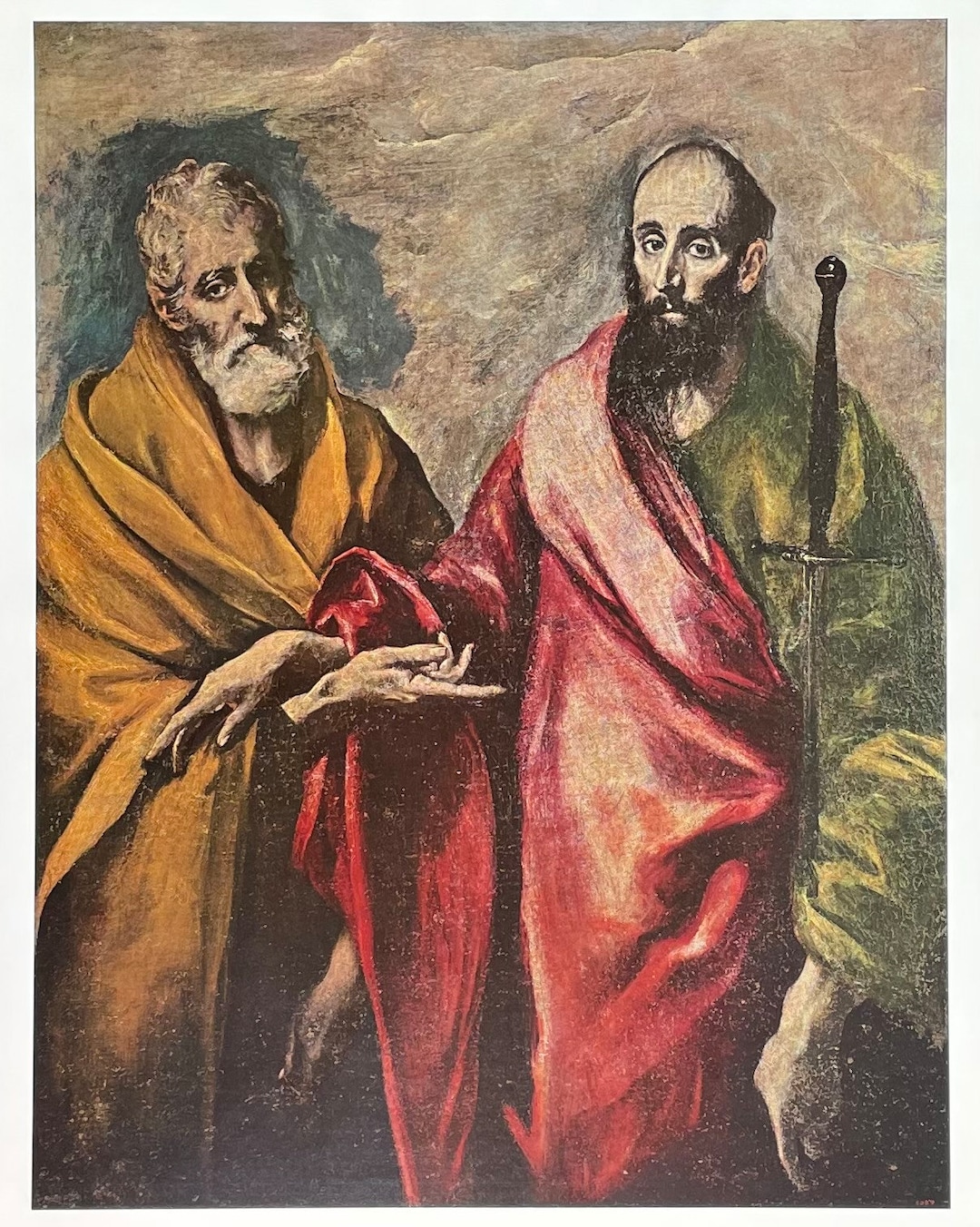 El Greco Exhibition Poster - Petrus and Paulus - Museum Artist - Art ...