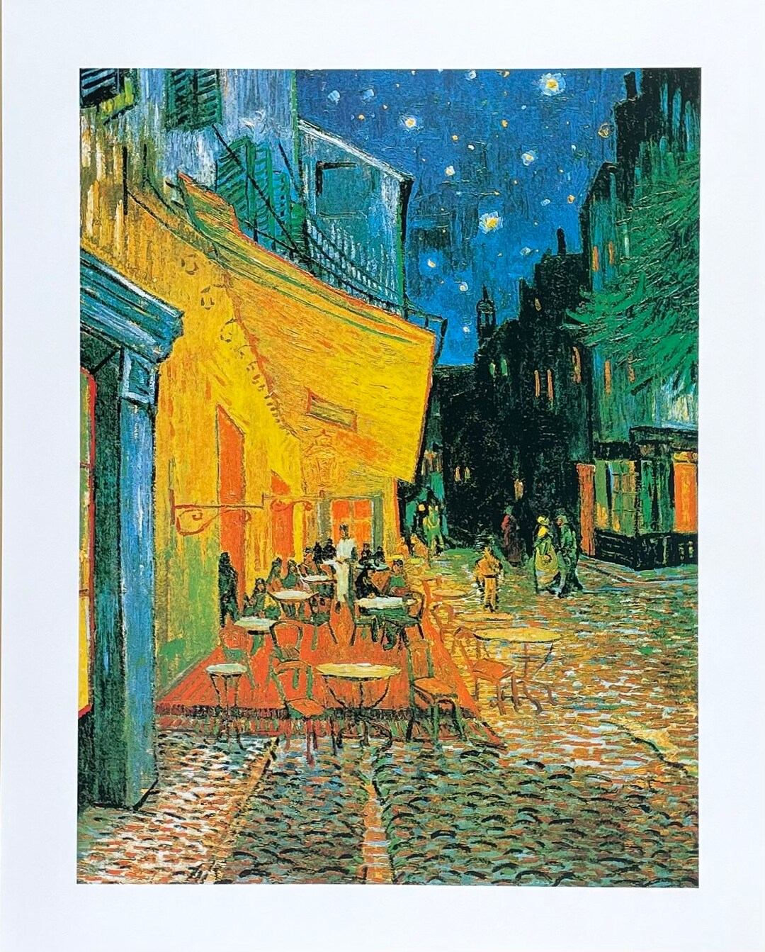 Vincent Van Gogh Exhibition Poster - Cafe at Night - Arles - Museum ...