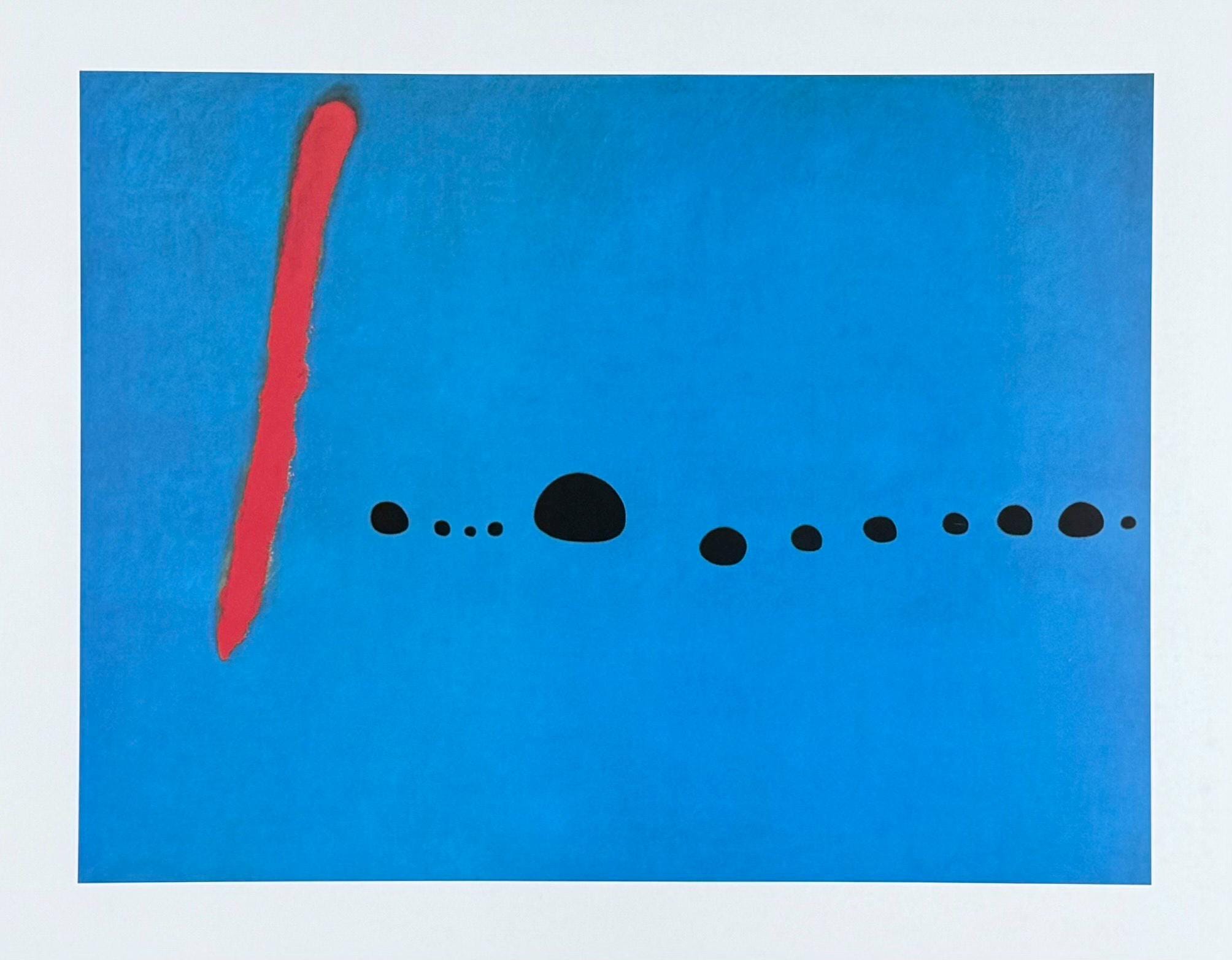Joan Miro Exhibition Poster - Blue II - Museum Artist - Art Print ...