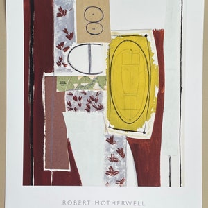 Robert Motherwell Exhibition Poster the Painter Museum Artist Art Print ...