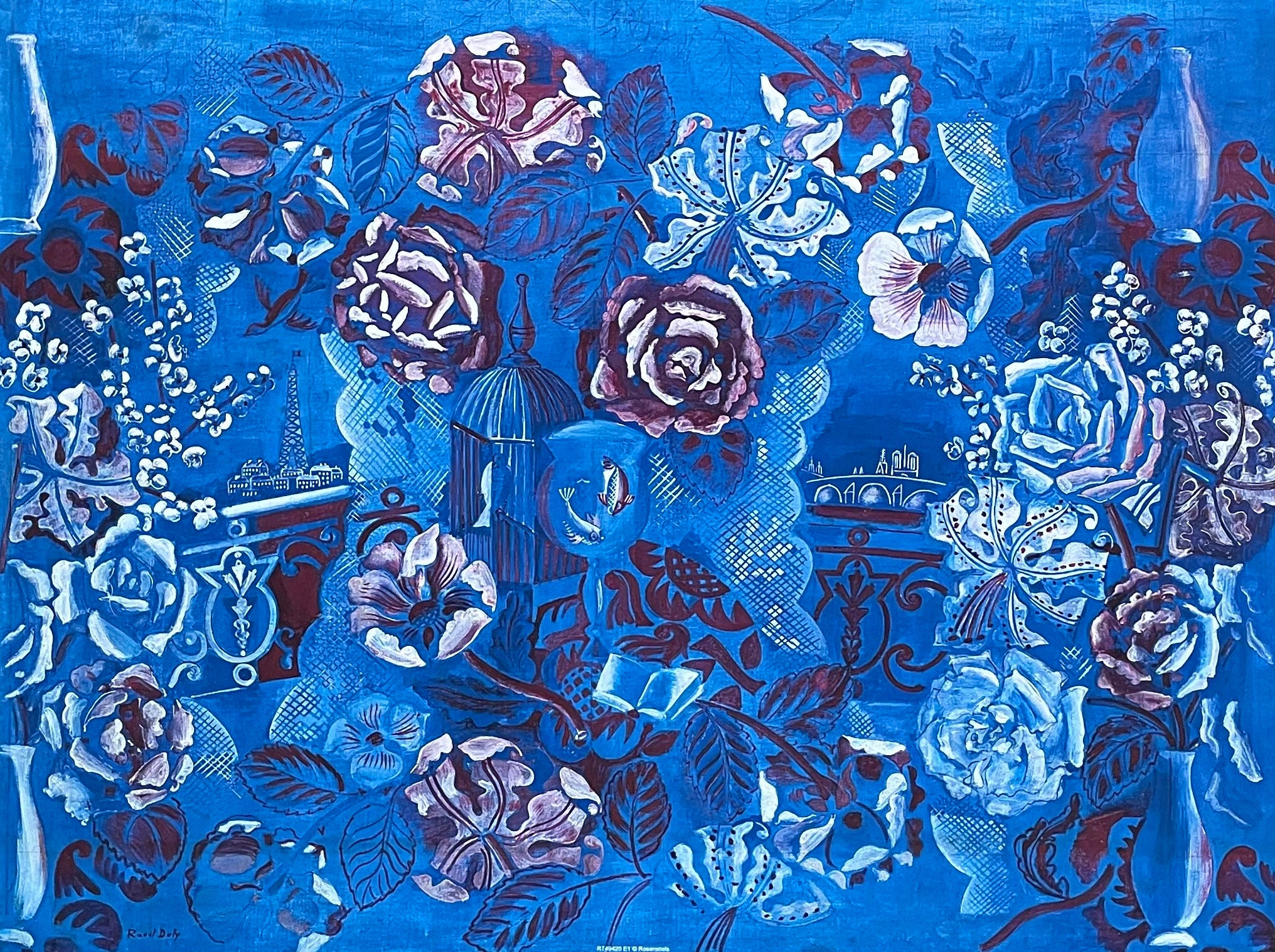 Raoul Dufy Exhibition Poster - Fenetre Ouverte Sur Paris Et Composition ...