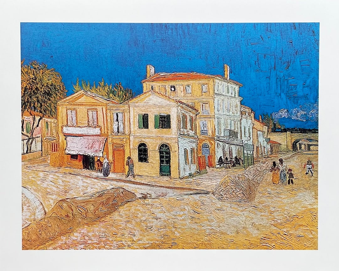 Vincent Van Gogh Exhibition Poster - the Yellow House - Arles ...