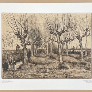 Vincent Van Gogh Exhibition Poster Pollard Birches Shepherd Landscape ...