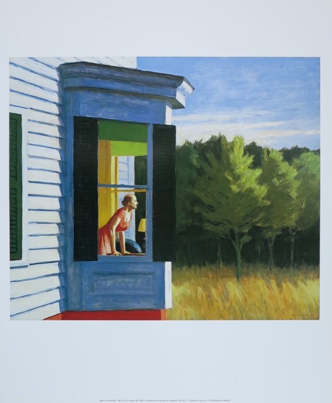 Edward Hopper Exhibition Poster Cape Cod Morning Museum Artist Art ...