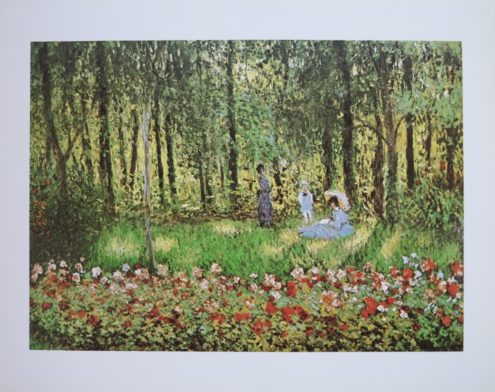 Claude Monet Exhibition Poster the Monet Family in Their - Etsy