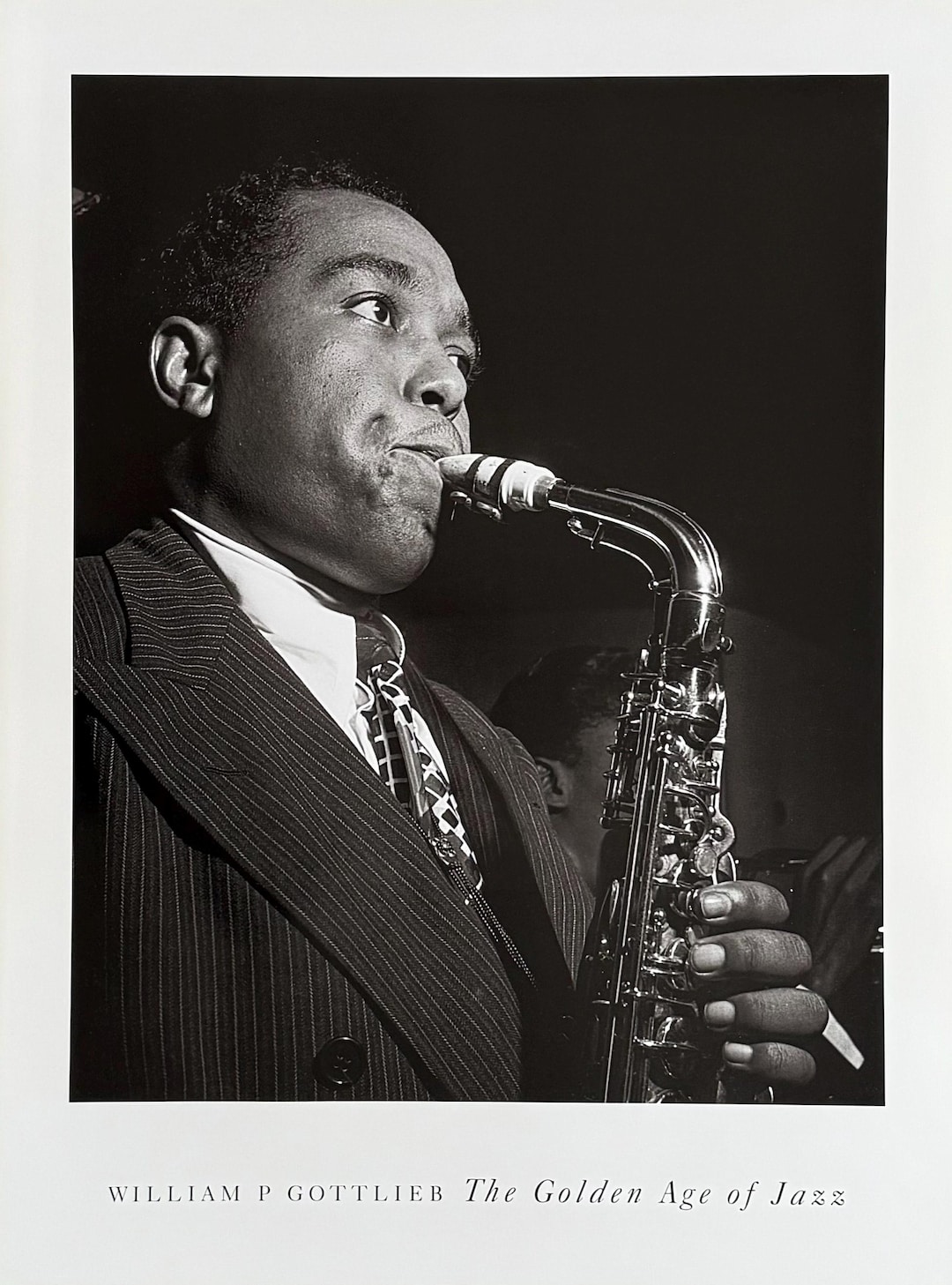 William P Gottlieb Exhibition Poster - the Golden Age of Jazz - Black ...