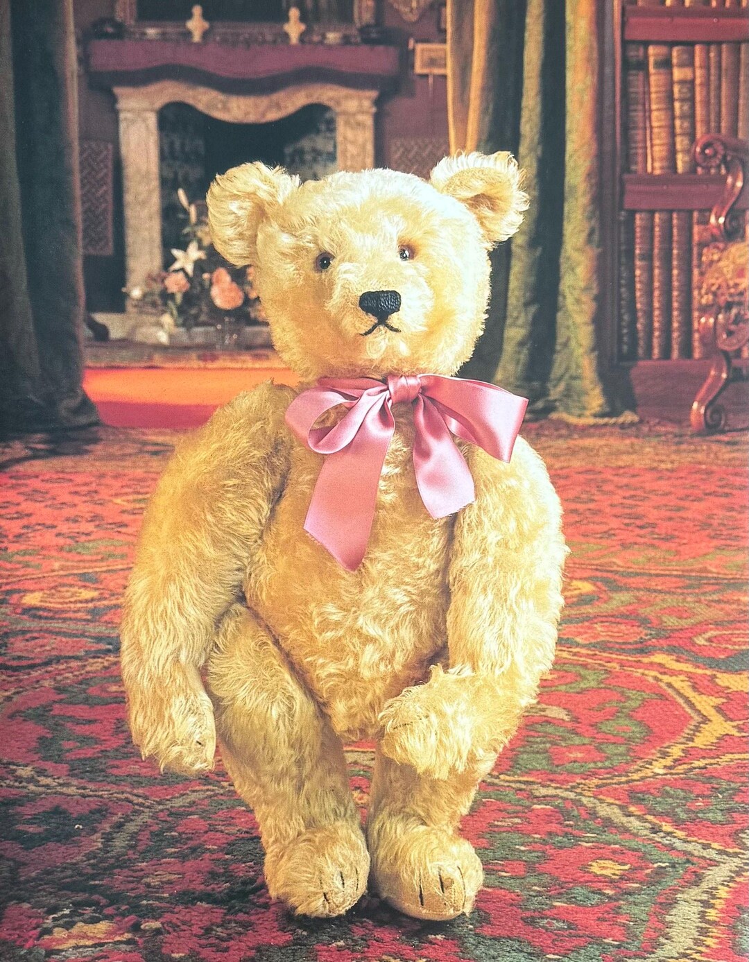 Teddy Bear Exhibition Poster - Bear in Castle - Doll House - Cuddly ...