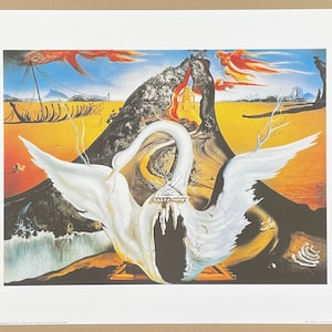 Salvador Dali Exhibition Poster - Bacchanale - Ballet - Swan ...