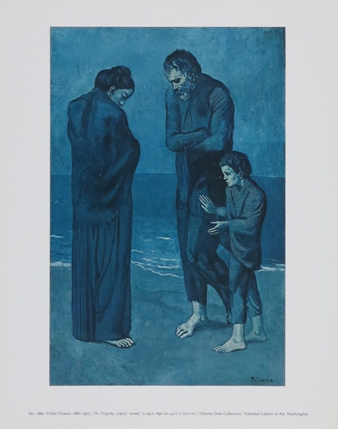 Pablo Picasso Exhibition Poster - the Tragedy - National Gallery of Art ...