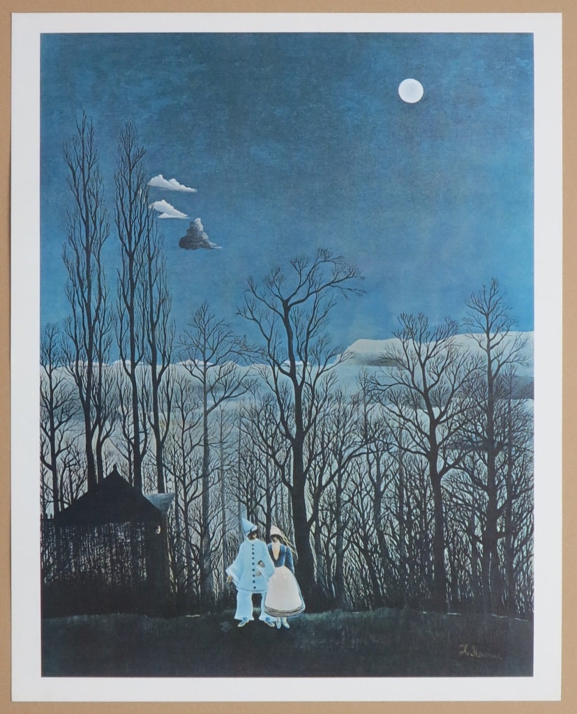 Henri Rousseau Exhibition Poster - Carnival Night - Post Impressionist ...