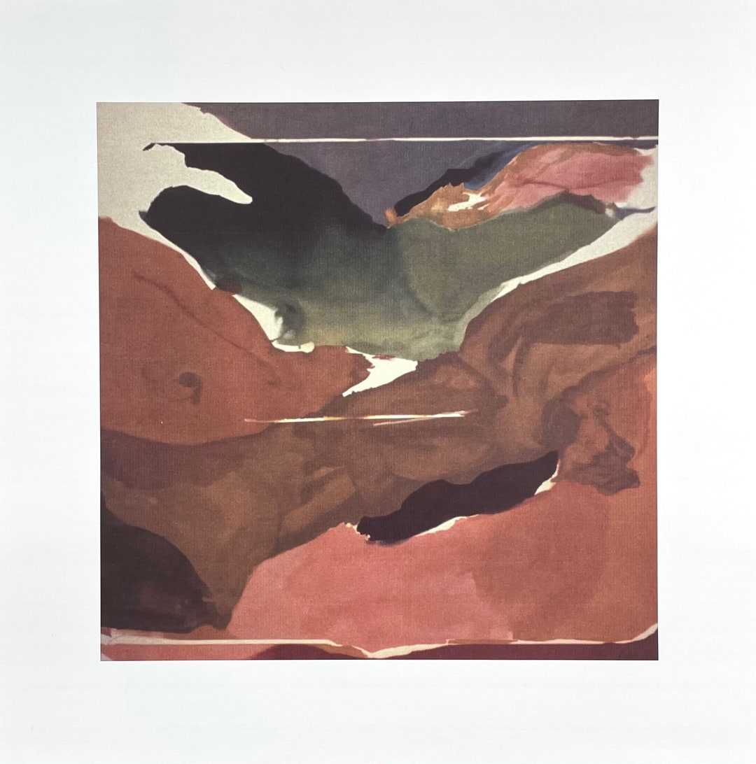 Helen Frankenthaler Exhibition Poster Nature Abhors a Vacuum - Etsy