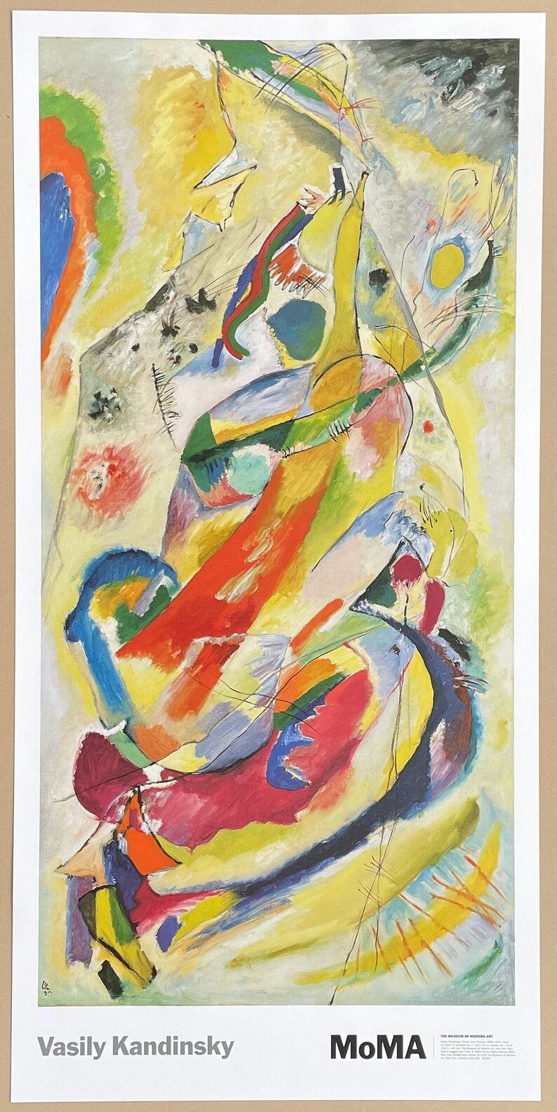 Vasily Kandinsky Exhibition Poster - Panel for Edwin R. Campbell ...