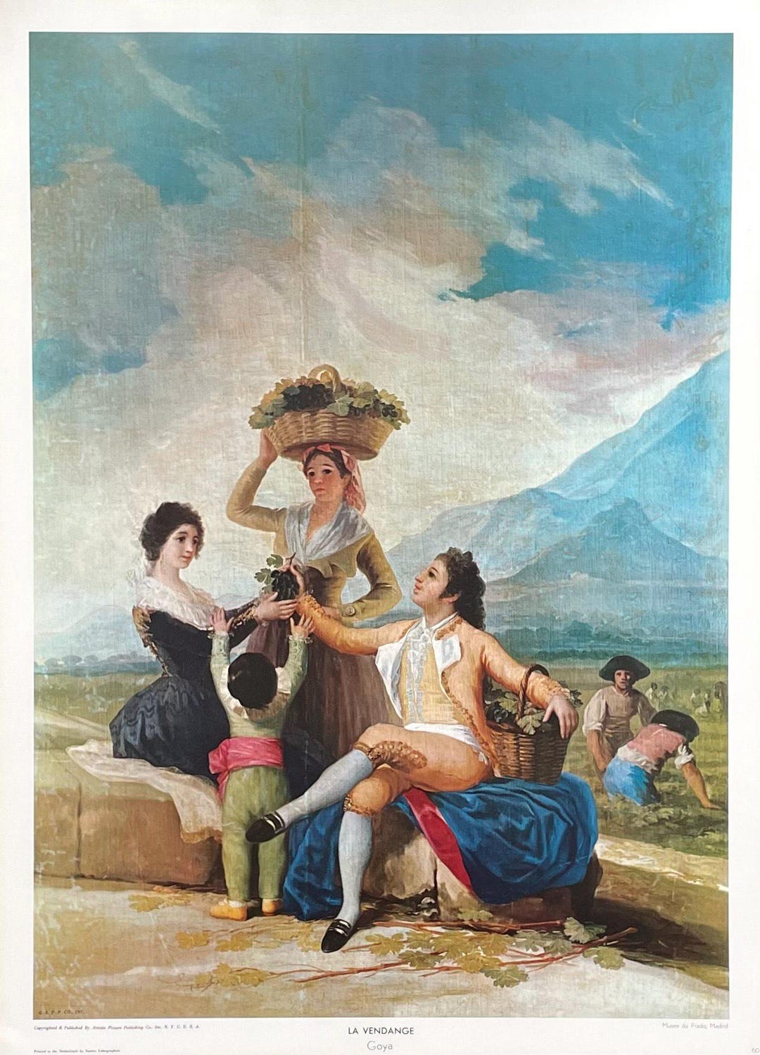 Francisco Goya Exhibition Poster - La Vendange - Museum Artist ...