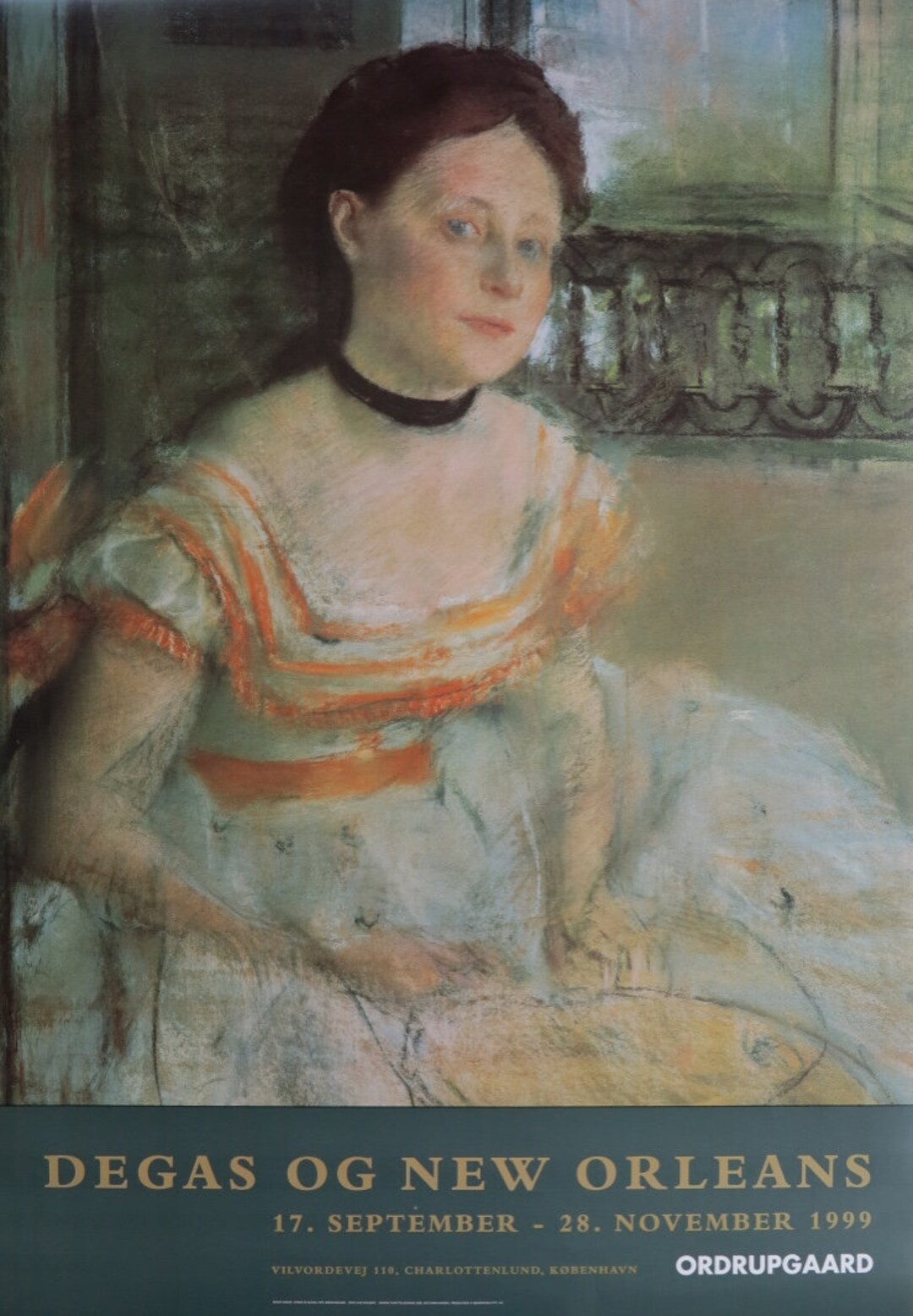 Edgar Degas Exhibition Poster - Degas and New Orleons - Vintage Museum ...