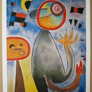 Joan Miro Exhibition Poster Animal Composition Vintage Museum Print ...