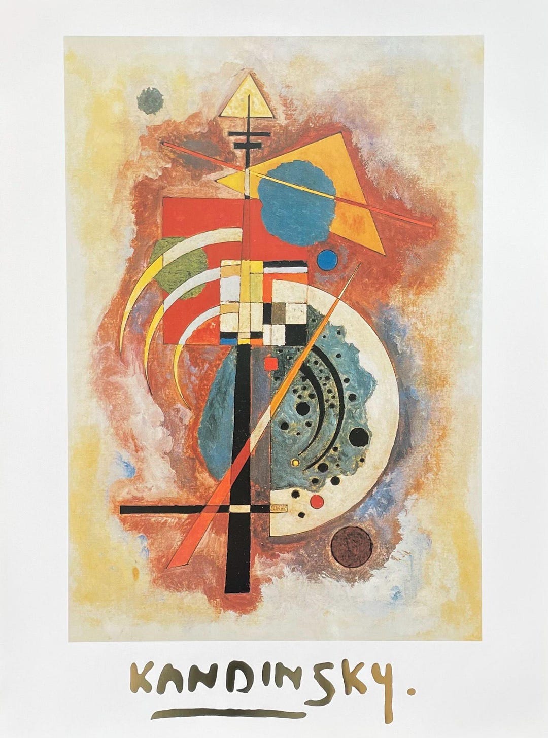 Kandinsky Exhibition Poster - Hommage a Grohmann - Museum Artist - Art ...