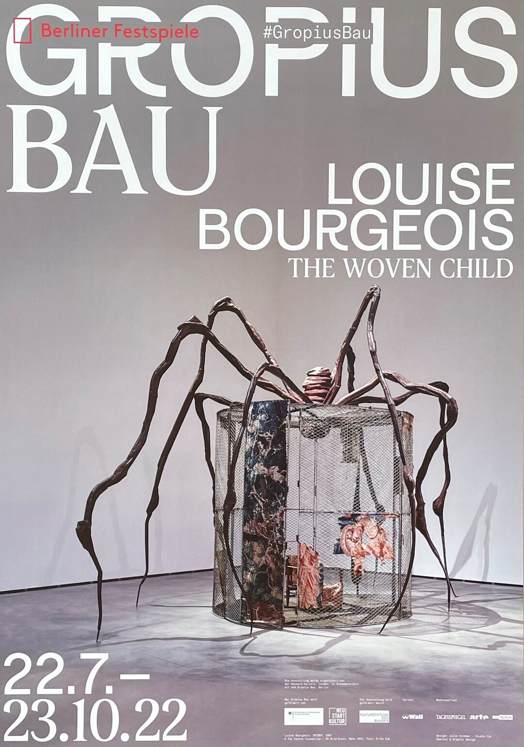 Louise Bourgeois Exhibition Poster the Woven Child French American ...