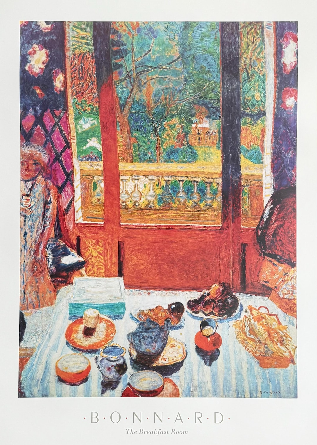 Pierre Bonnard Exhibition Poster - the Breakfast Room - Still Life ...