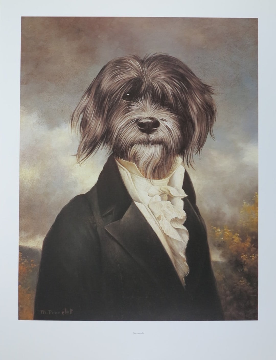 Thierry Poncelet Exhibition Poster - Gavroche - Dog Portrait - Museum ...