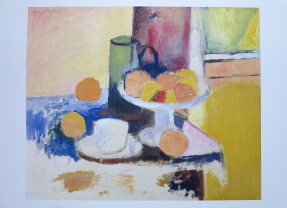 Henri Matisse Exhibition Poster Still Life With Oranges | Etsy