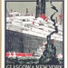 Anchor Line Exhibition Poster - Glasgow - New York - Shipping Line ...